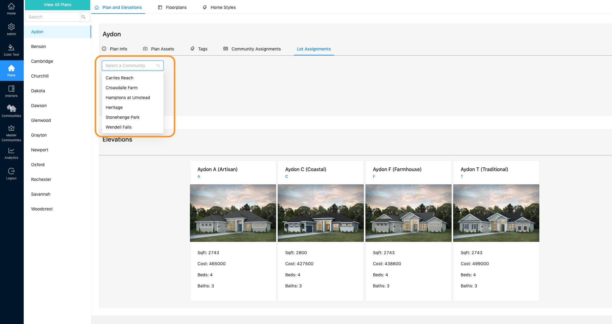 Lot Assignments (Exclusions) – AnewgoLearn Dashboard