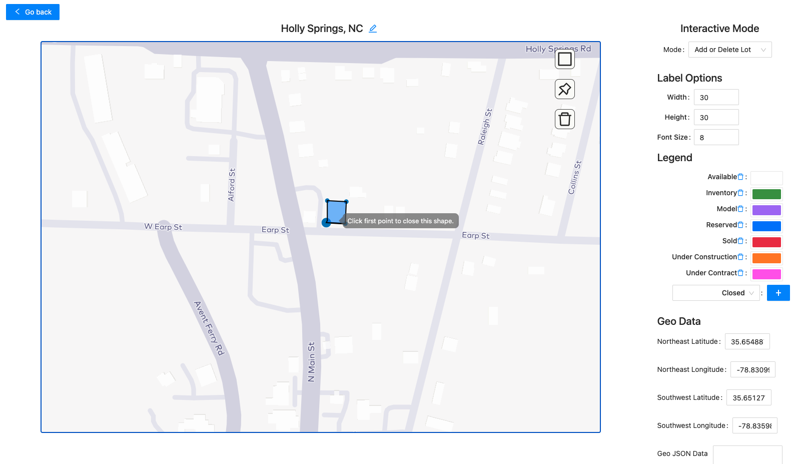 Infill Lot Siteplan – Add Or Delete Lot – AnewgoLearn Dashboard